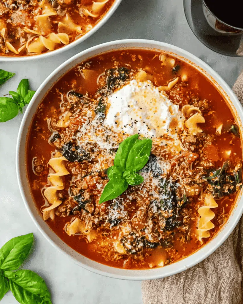 Lasagna Soup Recipe Tiktok