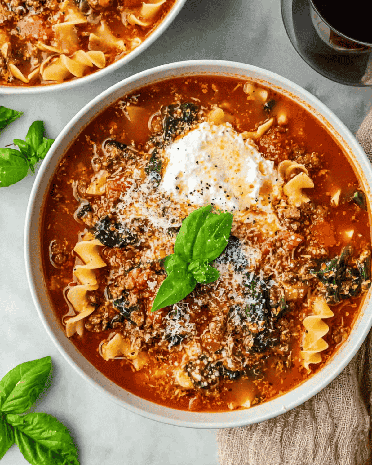 Tik Tok Lasagna Soup