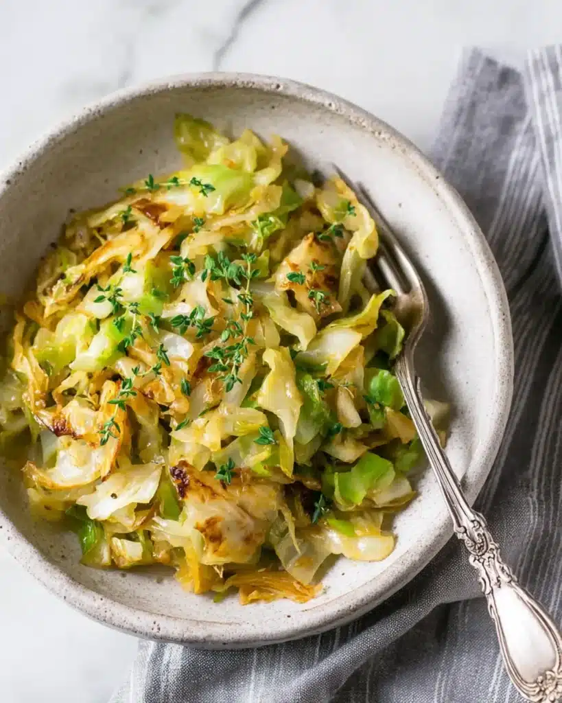 Sauteed Cabbage | Easy Thanksgiving Vegetable Side Dish
