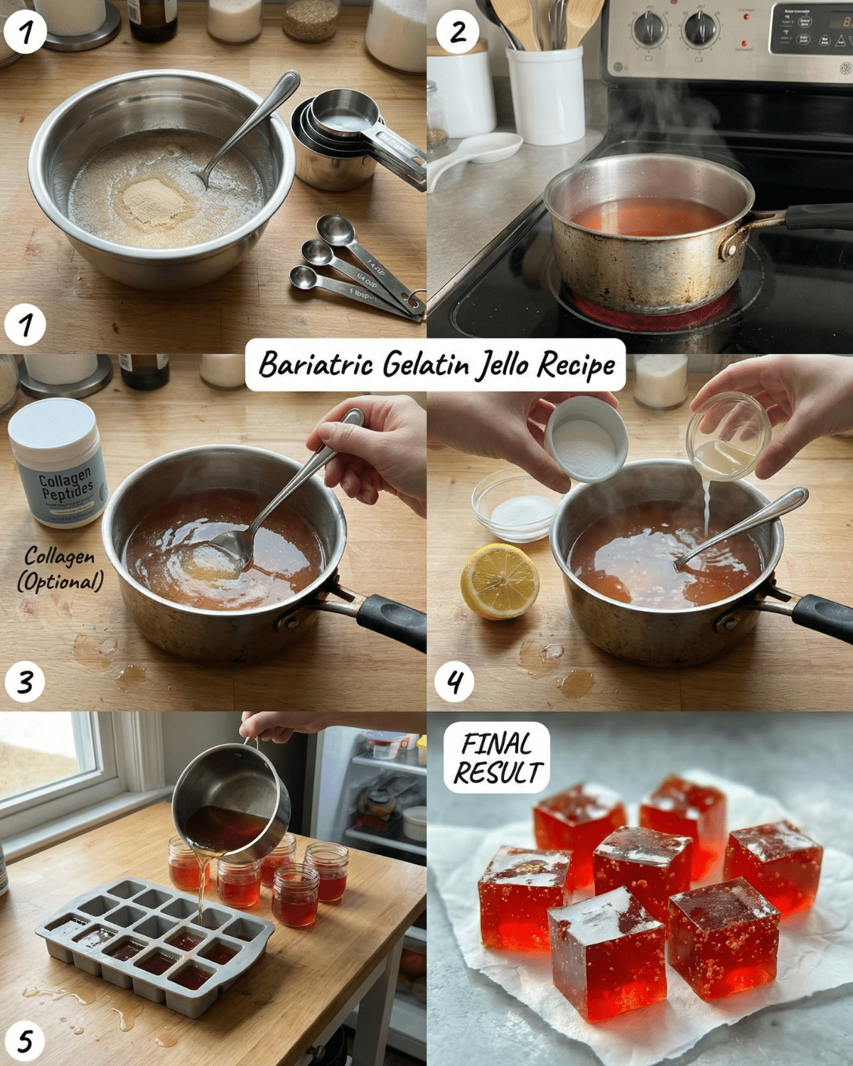 Bariatric Gelatin Jello Recipe – My 3 Ingredient Weight Loss Trick