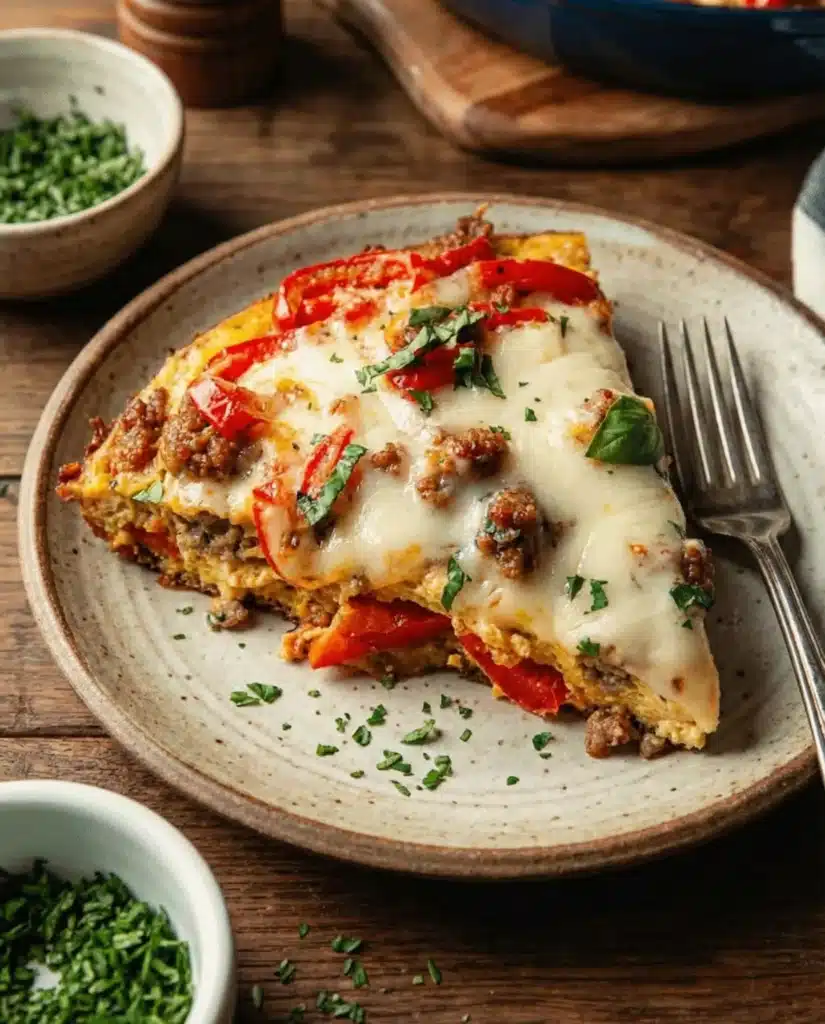 Best Frittata Affogato Recipe – Italian Sausage & Pepper Lunch